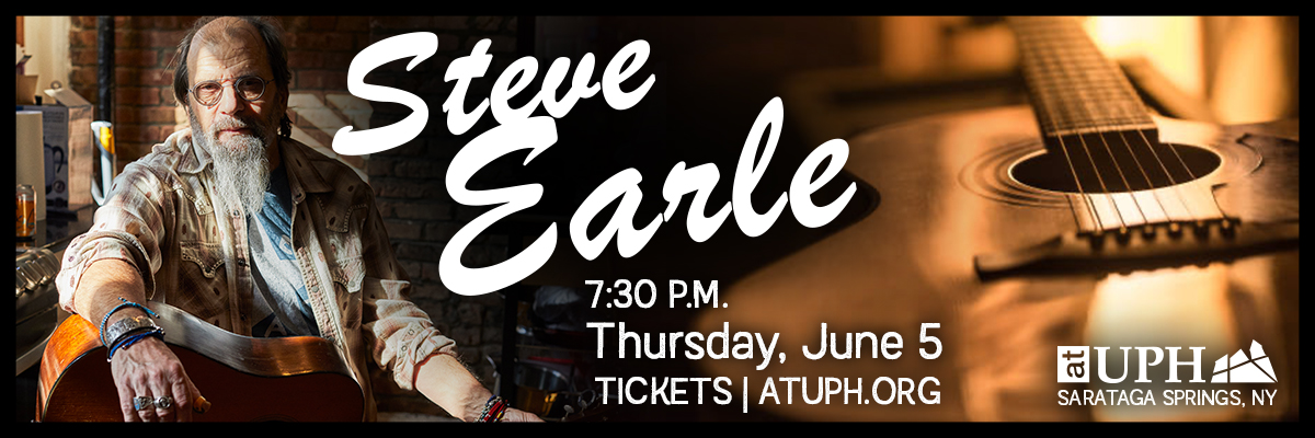 Steve Earle Alone Again Tour Solo & Acoustic - Universal Preservation Hall